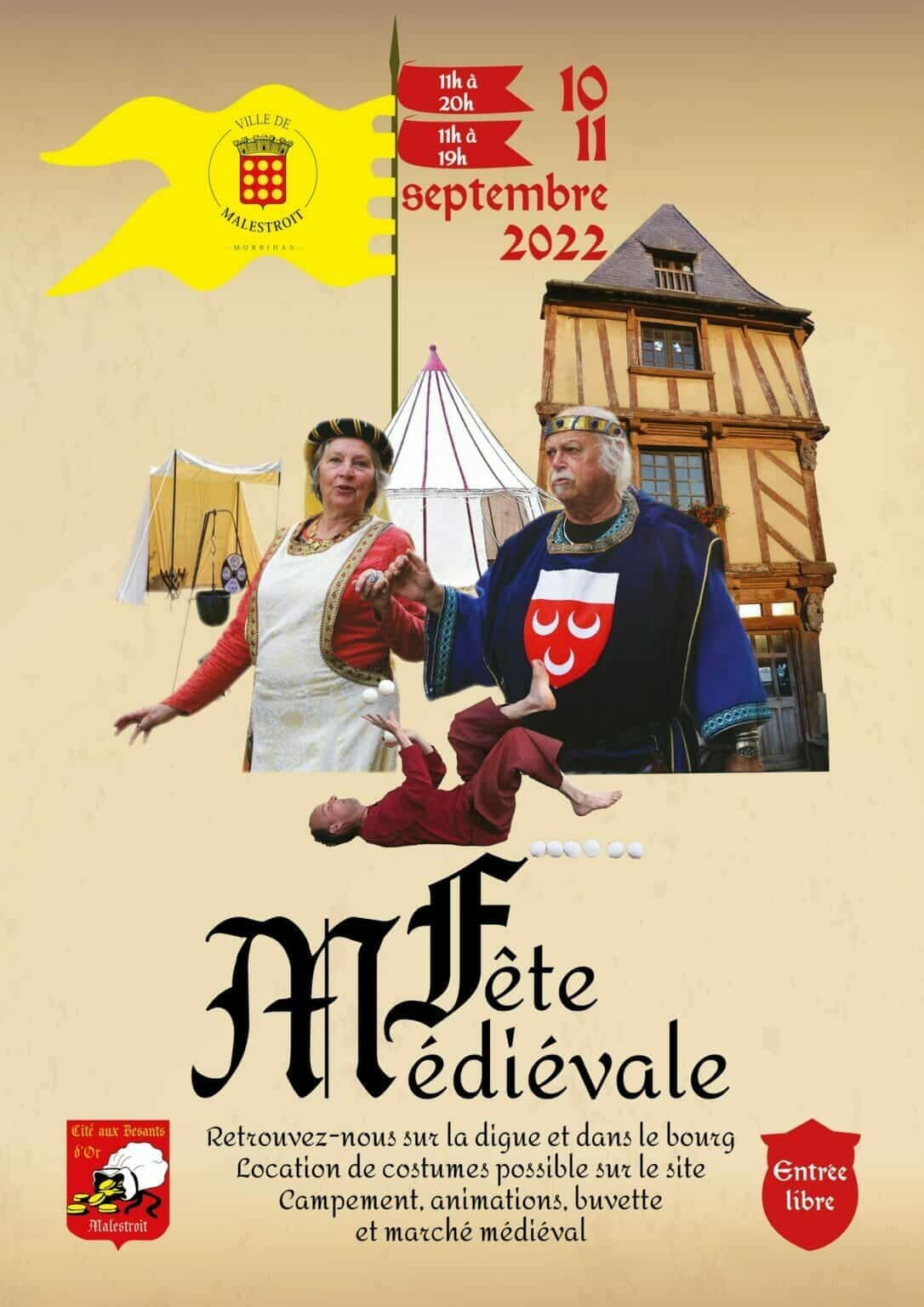 Les fêtes médiévales 2023 en Bretagne : dates, infos, programme