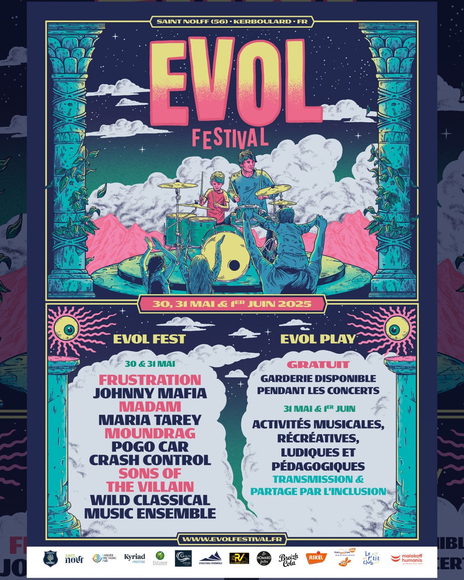 EVOL Festival, du 30 mai au 1er juin 2025 à Saint-Nolff (56)